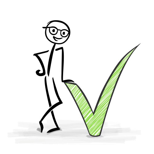 Stickman Yes Vector Images (63)