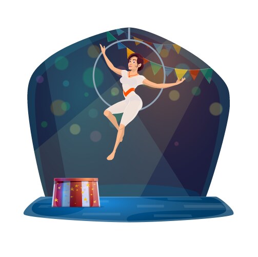 Aerial Circus Performer Vector Images (over 380)