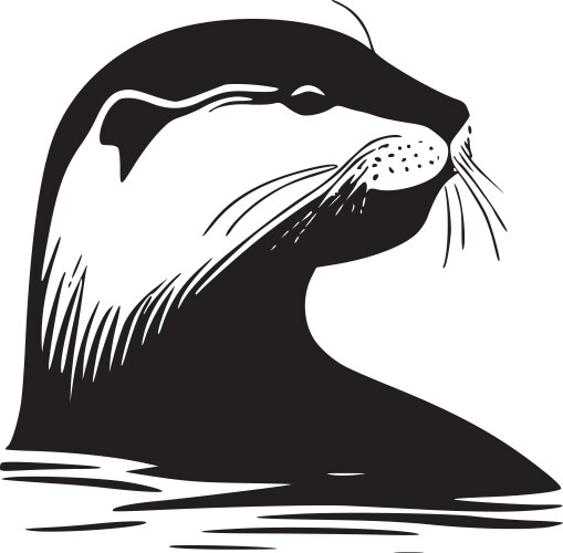 Otter Outline Vector Images (over 330)