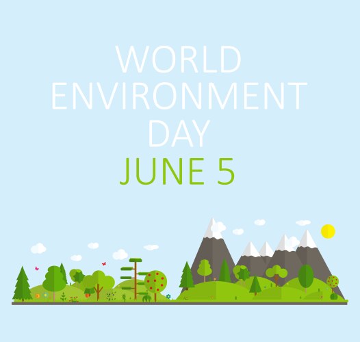 World environment day Royalty Free Vector Image