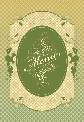 Restaurant menu background Royalty Free Vector Image