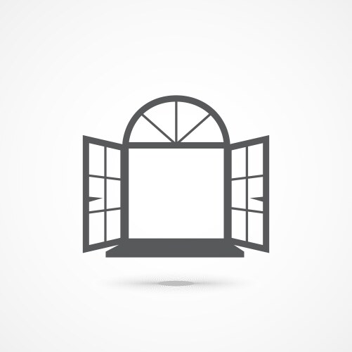 Window icon Royalty Free Vector Image - VectorStock