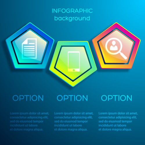 Business web infographic concept Royalty Free Vector Image
