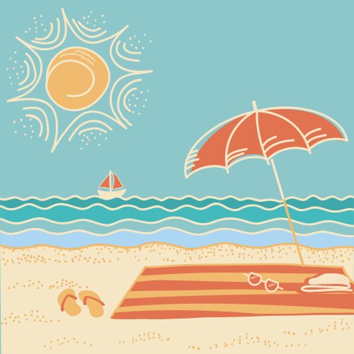 Beach Scene Vector Images (over 18,000)
