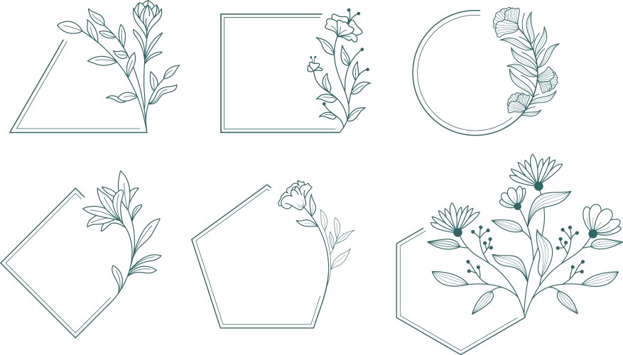 Free Flower Line Art Vector Images (over 4,300)