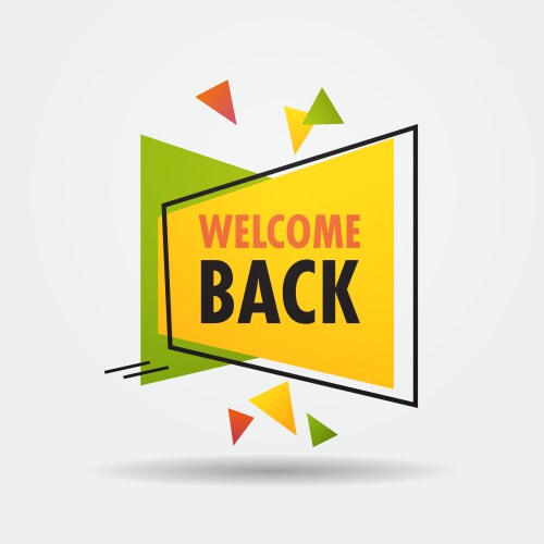 We are open sticker Royalty Free Vector Image - VectorStock