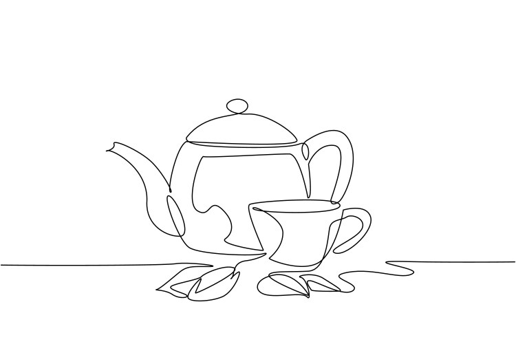 Tea Bag Line Drawing Vector Images (over 530)
