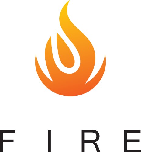 Fire logo Royalty Free Vector Image - VectorStock