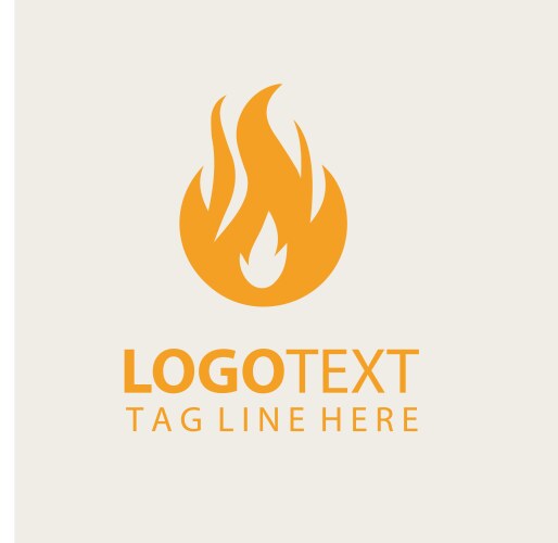Fire logo Royalty Free Vector Image - VectorStock