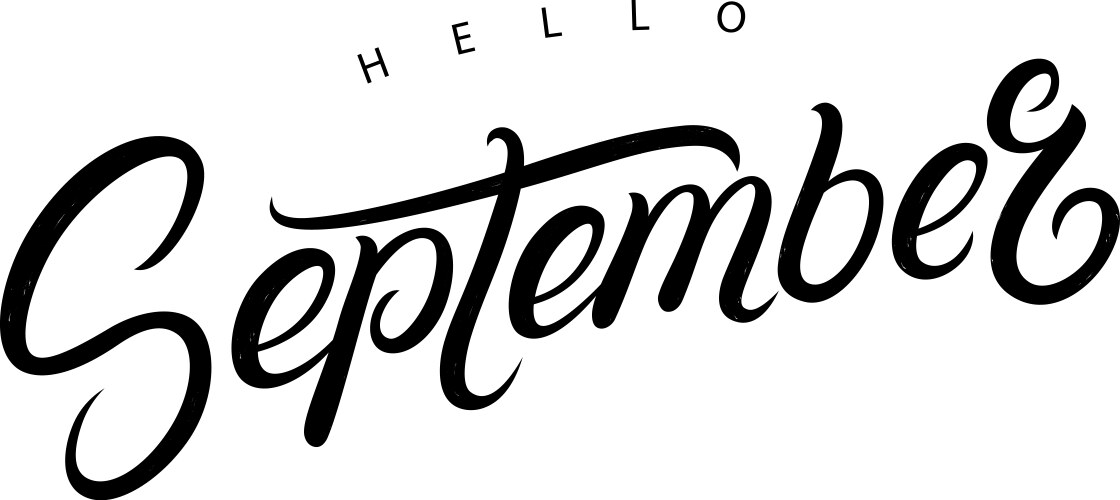 September Calligraphy Vector Images (over 6,300)