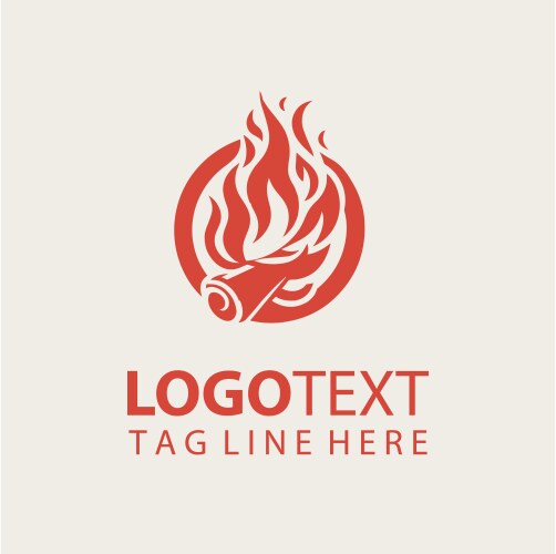 Fire logo Royalty Free Vector Image - VectorStock