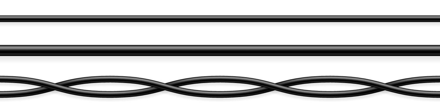 Realistic electrical wires cable power energy Vector Image