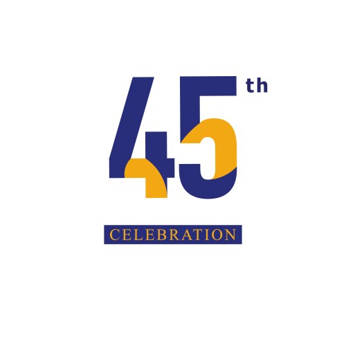 45th Anniversary Seal Vector Images (91)