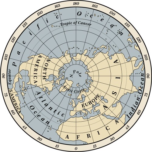 Northern hemisphere star map Royalty Free Vector Image