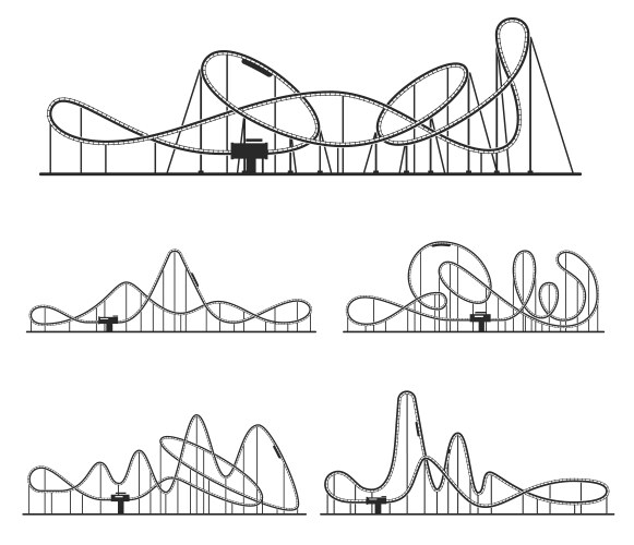 Roller Coaster Vector Images (over 4,500)
