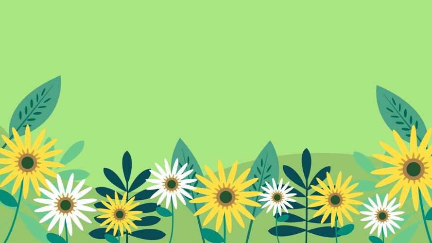 Colorful colourful floral spring background Vector Image