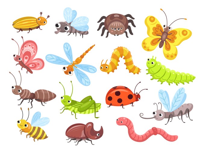 Cartoon Insects Vector Images (over 68,000)