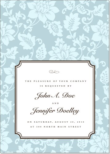 Pastel ornate blue frame Royalty Free Vector Image