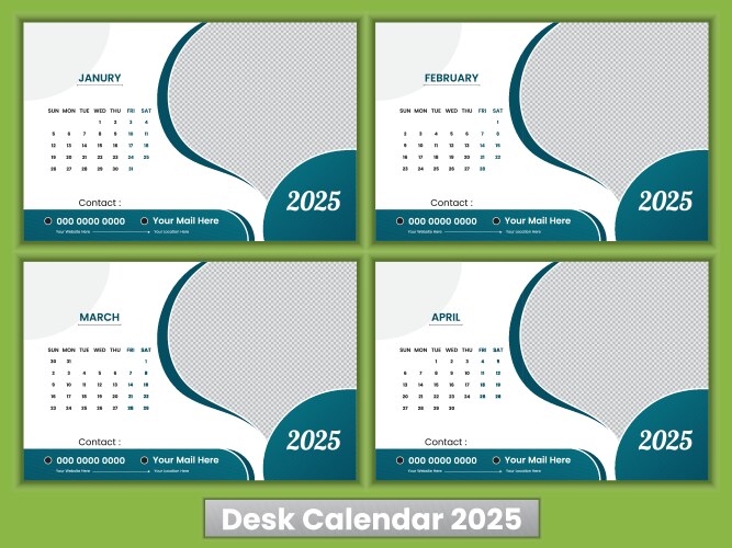 2025 Calendar Vector Images (over 7,900)