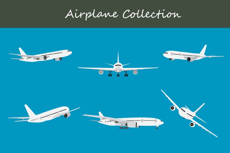 Airbus Outline Vector Images (over 150)