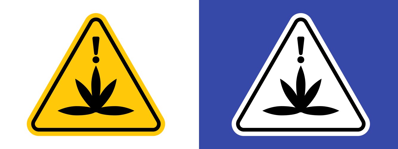 Cannabis Warning Vector Images (over 1,400)