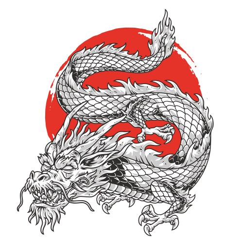 Snake Dragon Drawing