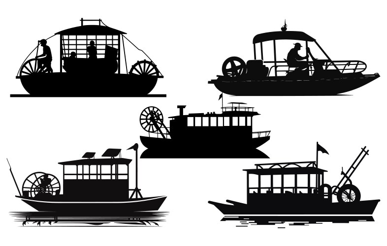 Airboat Vector Images (24)
