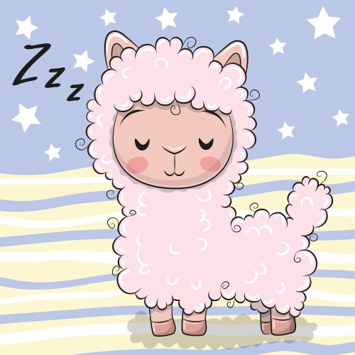 Llama Sleeping Vector Images (over 190)