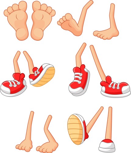 Cartoon Feet Vector Images (over 7,500)