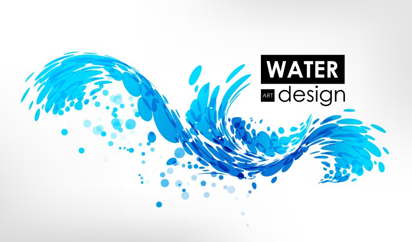 Water splash Royalty Free Vector Image - VectorStock