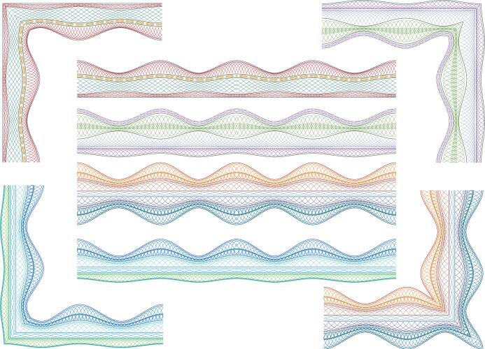 Guilloche Vector Images (over 19,000)