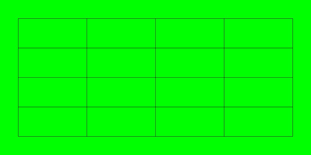 Vertical chroma key green background with tracker Vector Image