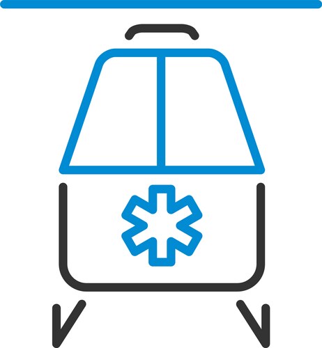Medevac icon Royalty Free Vector Image - VectorStock