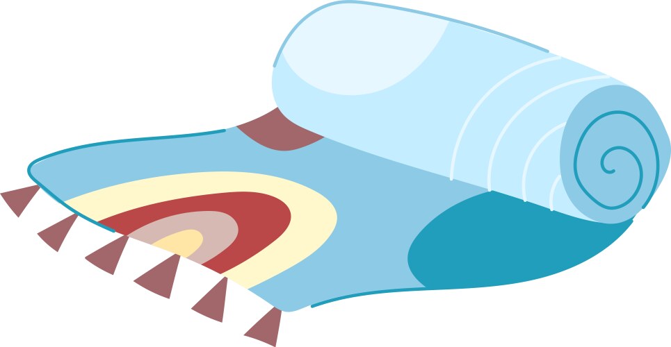 Boho rug set cartoon Royalty Free Vector Image