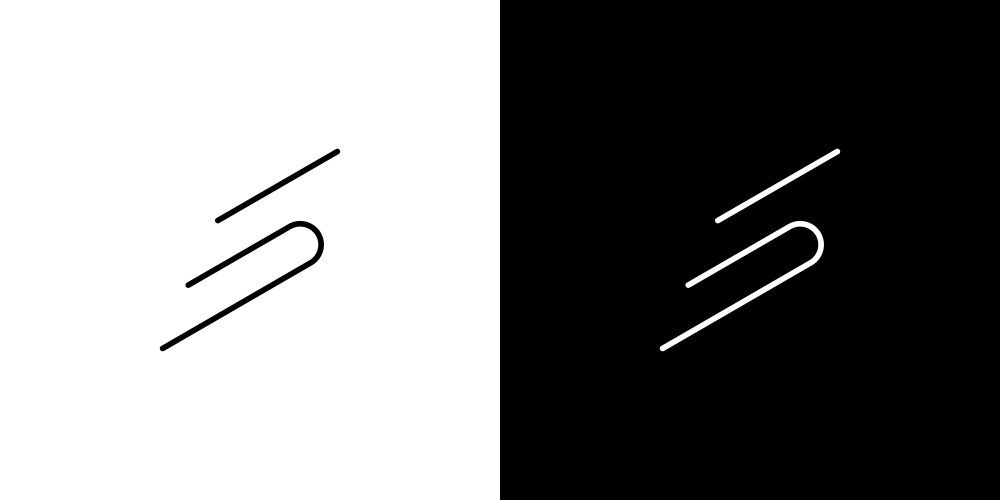 Modern and unique s logo design Royalty Free Vector Image