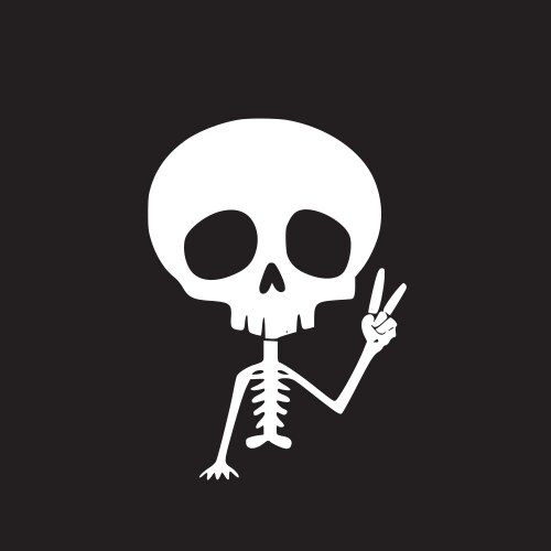 Skeleton Peace Sign Vector Images (over 290)