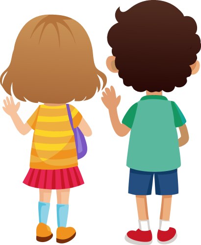 Students Back View Vector Images (over 3,100)