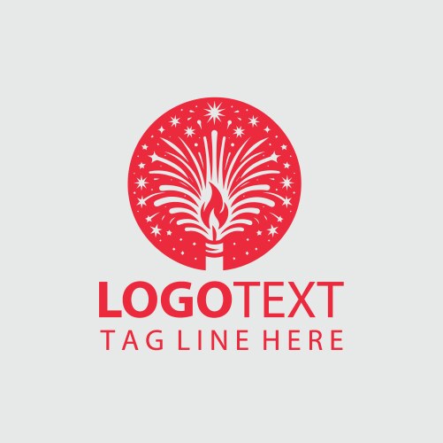 Fire wall logo Royalty Free Vector Image - VectorStock