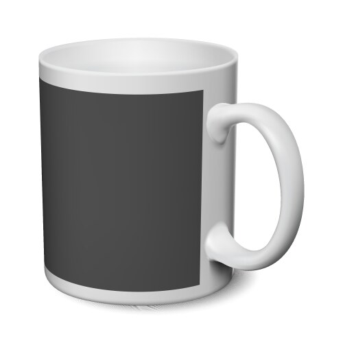 Coffee cup isolated realistic 3d Royalty Free Vector Image