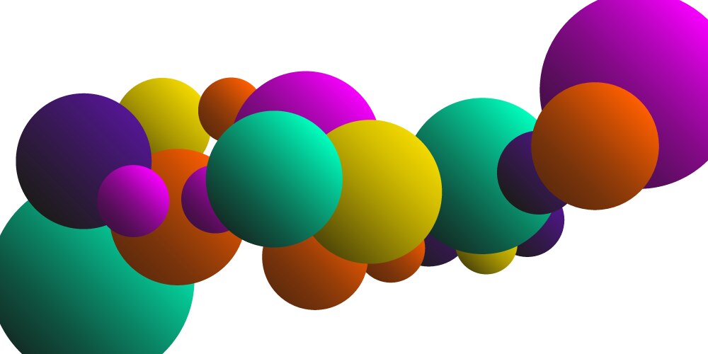 Ball shape gradients Royalty Free Vector Image