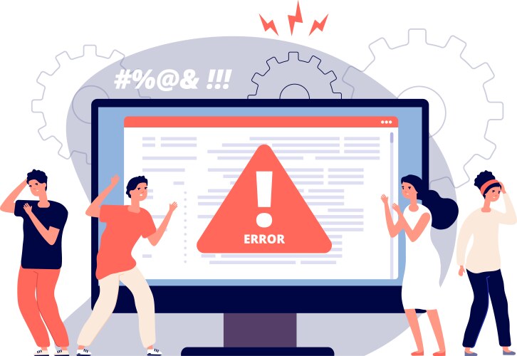 Computer Error Vector Images (over 32,000)