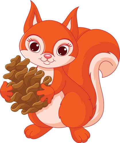 House for squirrel Royalty Free Vector Image - VectorStock