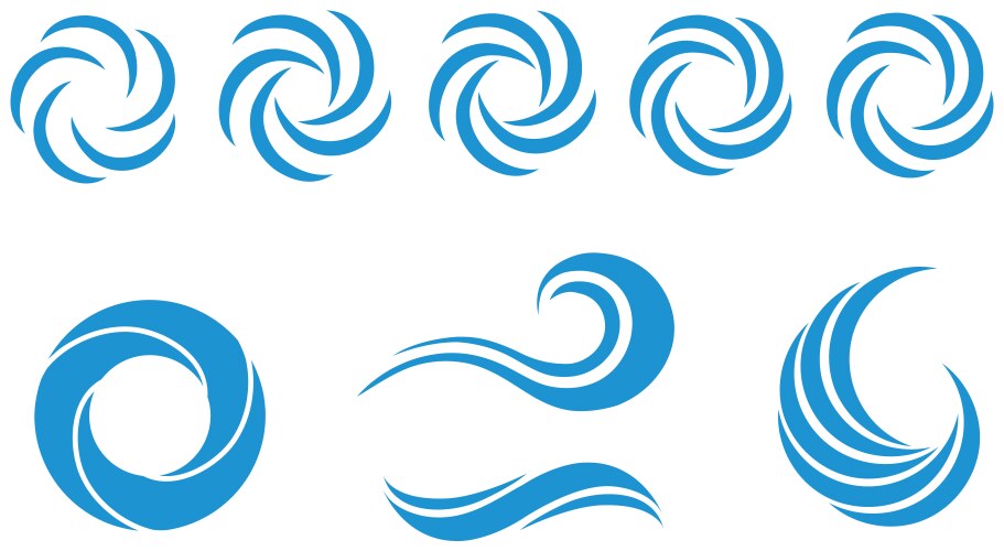 Water splash logo Royalty Free Vector Image - VectorStock