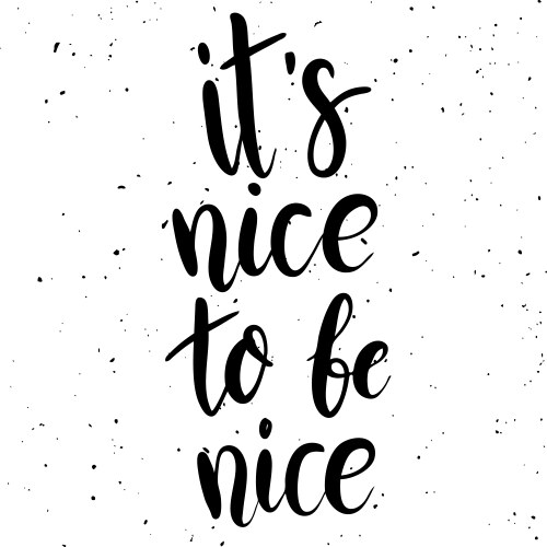 Black and white hand lettering alphabet design Vector Image