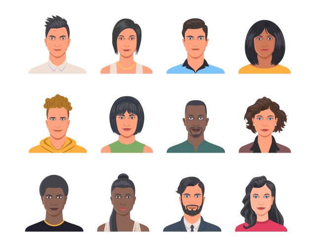 People Avatars Vector Images (over 240,000)