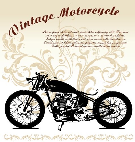 Cruiser Motorcycle Vector Images (over 1,200)