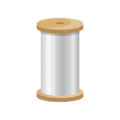 Spool thread needle Royalty Free Vector Image - VectorStock