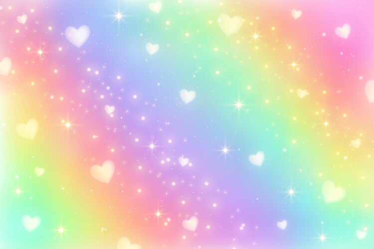 Galaxy rainbow background Royalty Free Vector Image