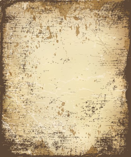 Vintage design elements on old paper sheet Vector Image