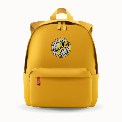 School bag backpack icon Royalty Free Vector Image